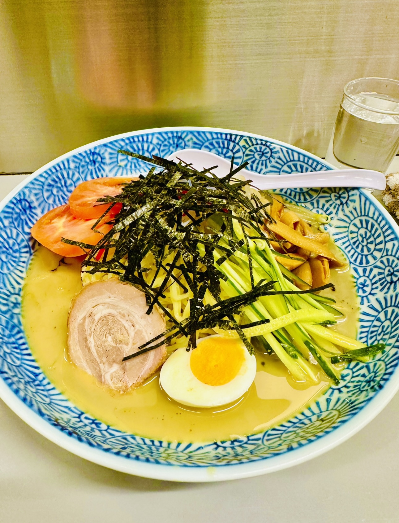 Cold Sesame Ramen at Nihonbashi Sapporoya – Food Sake Tokyo